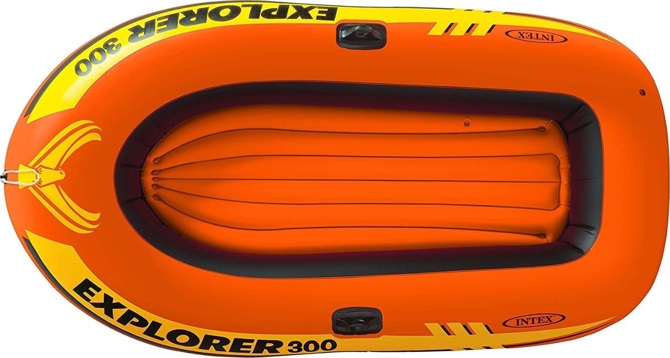 Обзор INTEX EXPLORER 300. Недорогая надувная лодка для отдыха на воде и ...